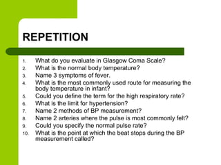 Assessment of vital sign | PPT