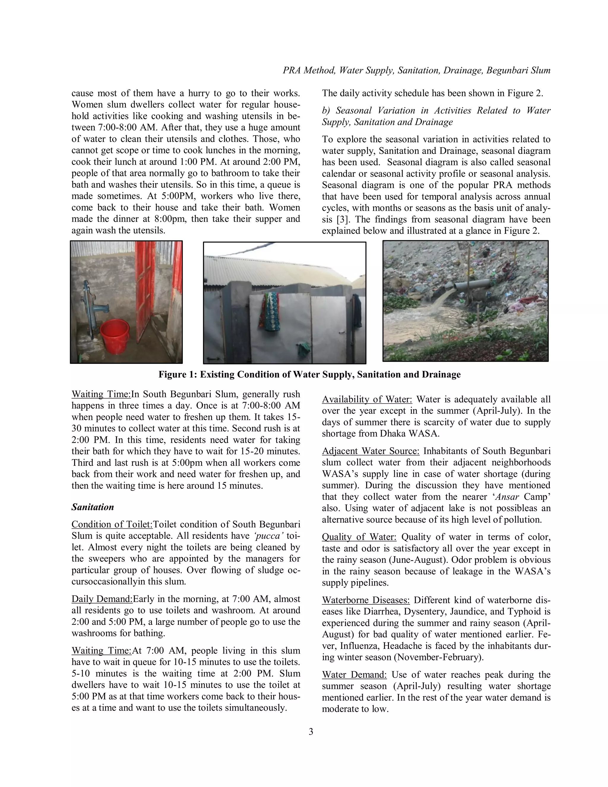 Assessment of Water Supply, Sanitation and Drainage Facilities of South ...