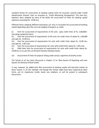 Assessment of Working Capital | DOCX