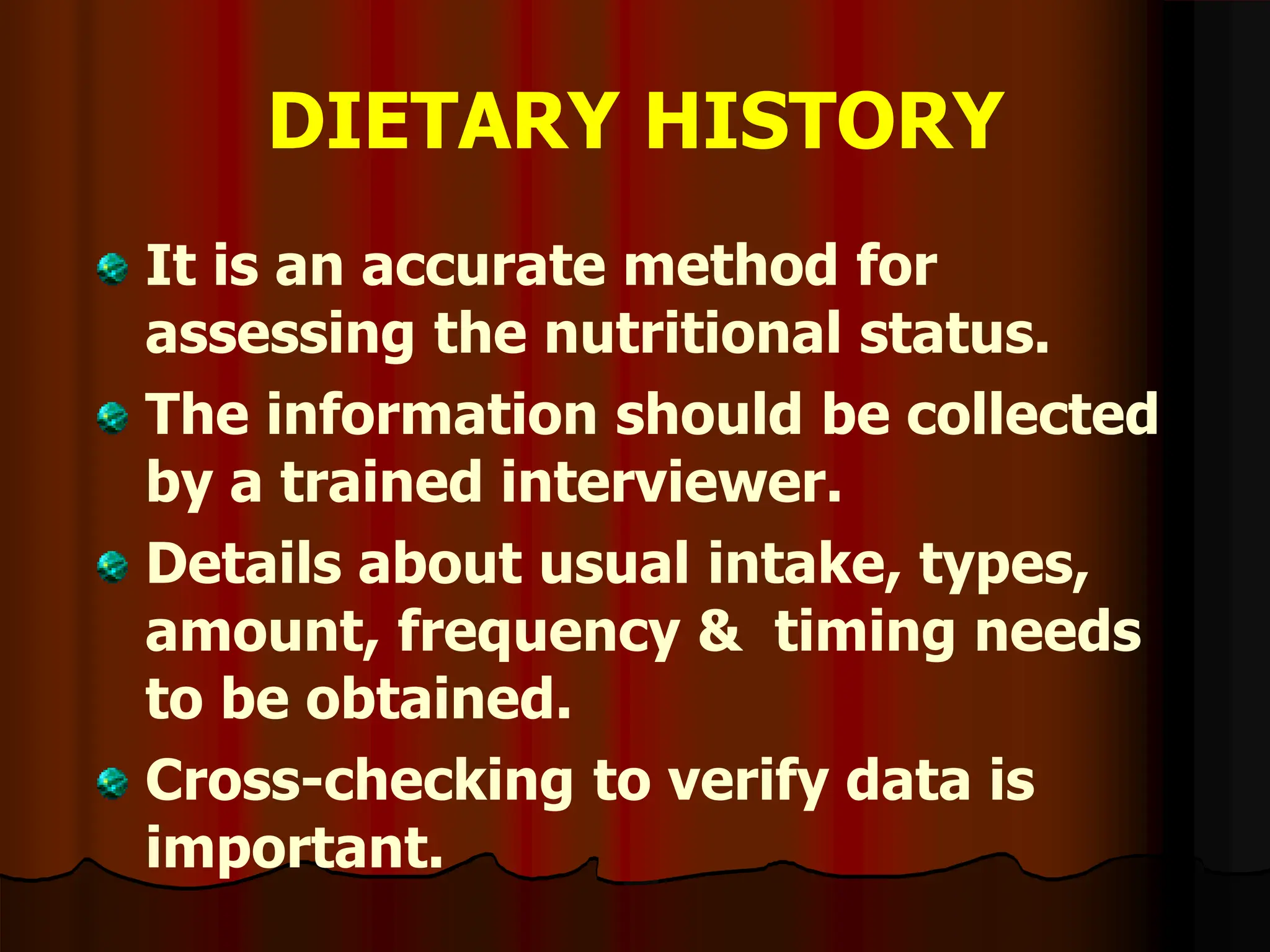 ASSESSMENT ON NUTRITIONAL STATUS nursing | PPT