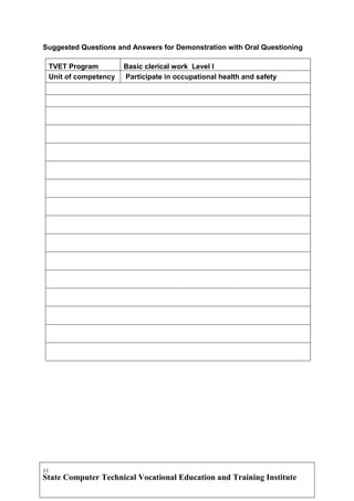 Assessment packet participate ohs | PDF