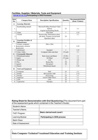 Assessment packet participate ohs | PDF