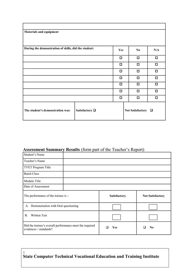 Assessment packet participate ohs | PDF