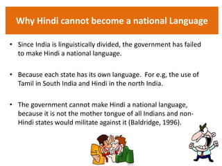 Language Planning in India | PPTX