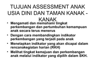 Assessment paud | PPT