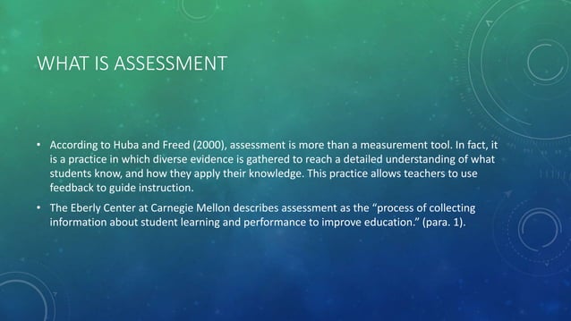 Assessment Philosophy.pptx | Educational Assessment | Education