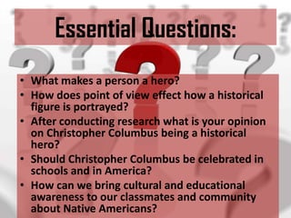 Assessment photo album for christopher columbus research unit | PPT