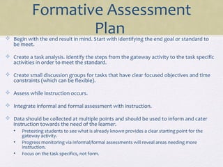 Assessment plan | PPT
