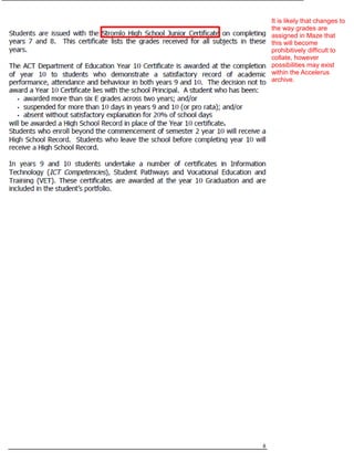 Assessment policy annotated | PDF