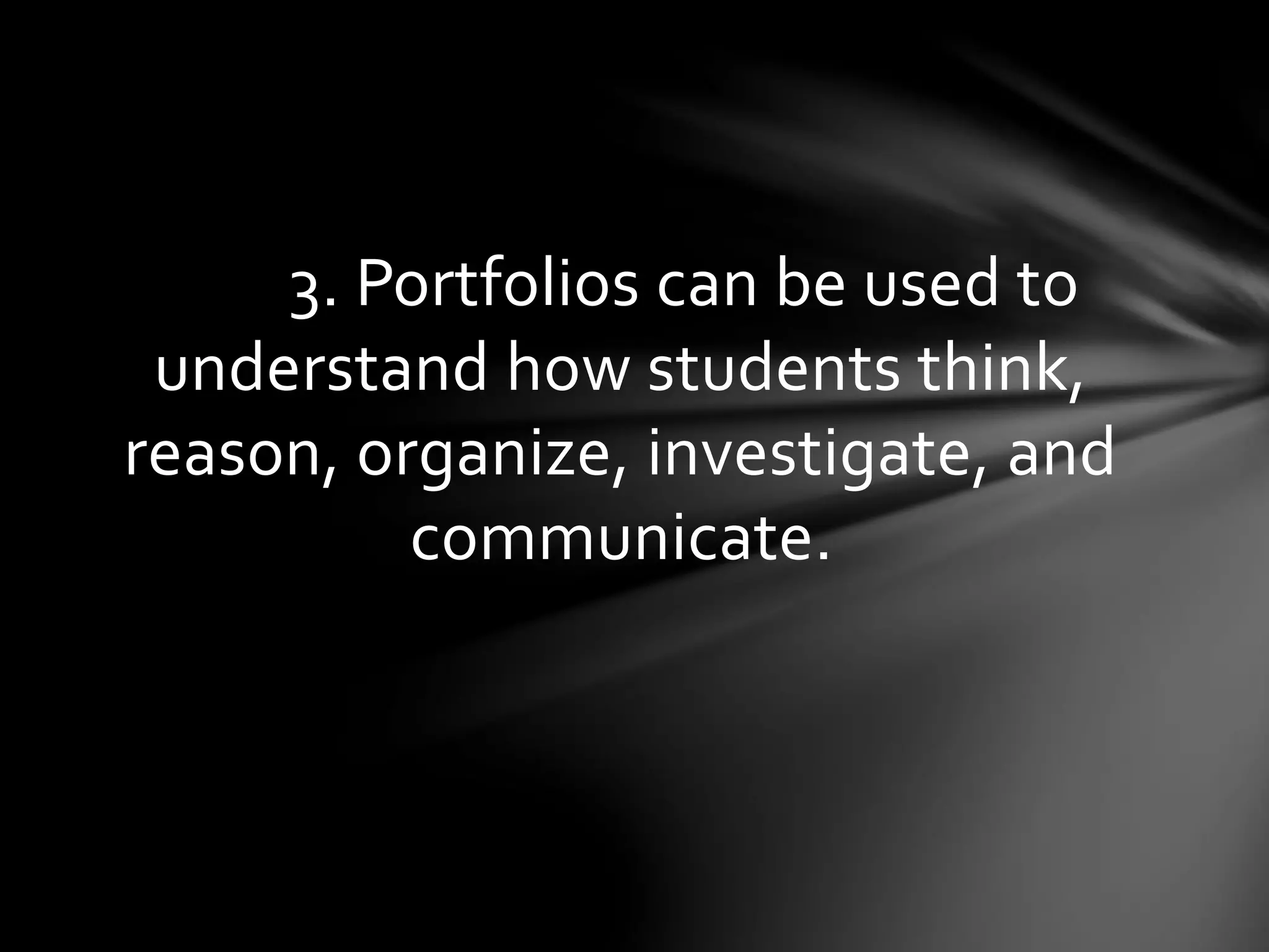 Nature of Portfolio Assessment | PPTX