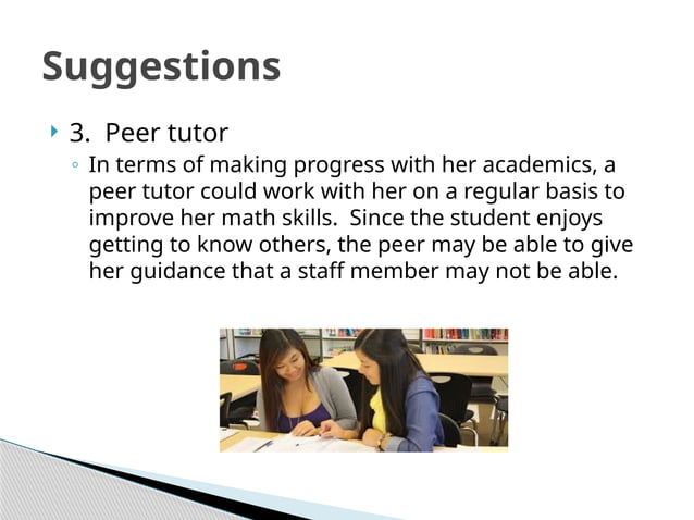 Assessment Portfolio: Case Study of a Student with Intellectual ...