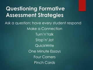 Assessment powerpoint by Sandra Dilworth | PPT