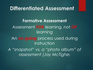 Assessment powerpoint by Sandra Dilworth | PPT