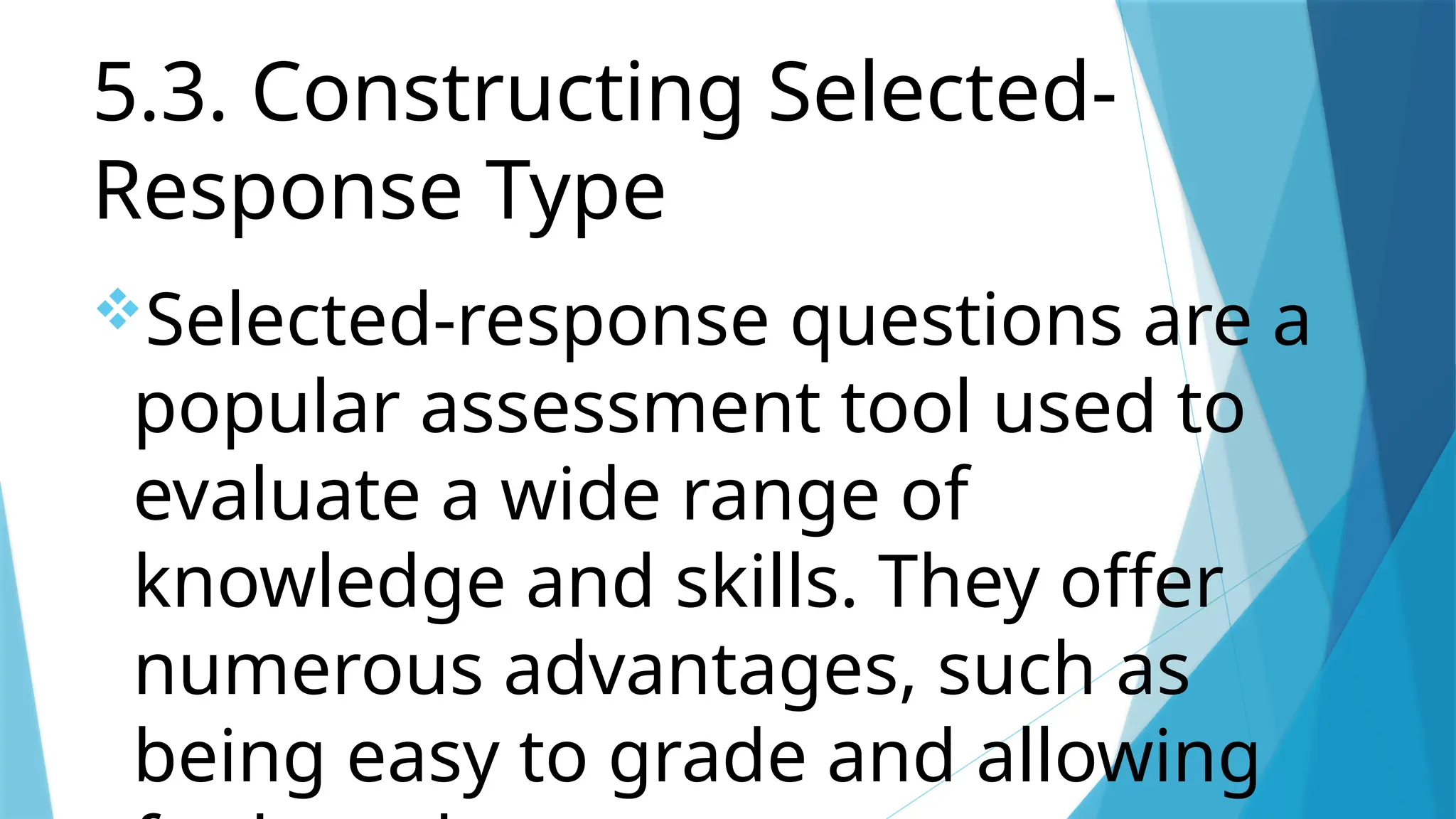 distinguishing and constructing various papr and pencil test | PPTX