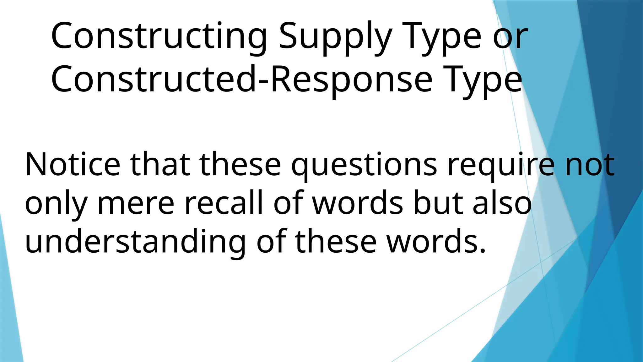 distinguishing and constructing various papr and pencil test | PPTX