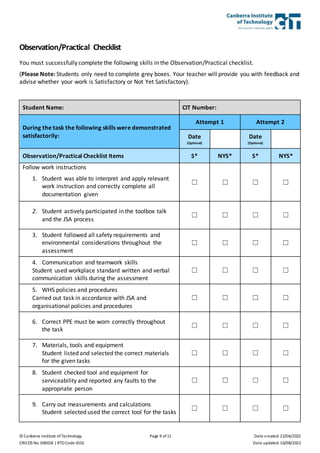 Practical Assessment-measurments and calculations | DOCX | Educational ...