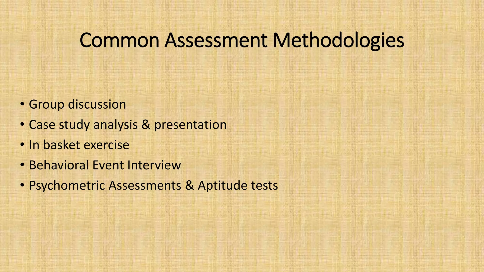 Assessment preparation | PPTX