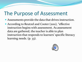 Assessment presentation | PPT