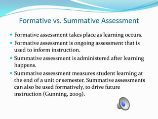 Assessment presentation | PPT