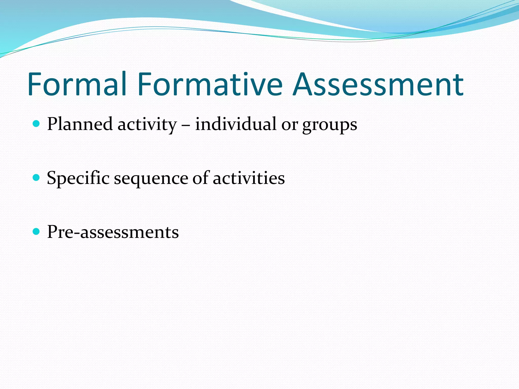 Assessment presentation | PPTX