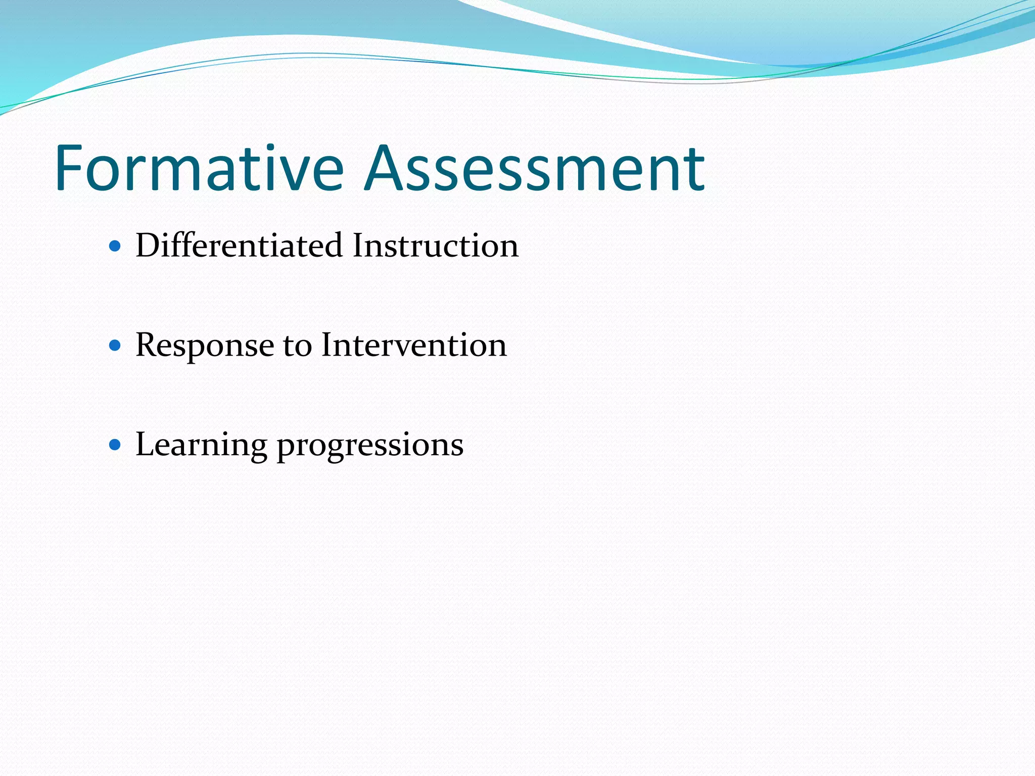 Assessment presentation | PPTX
