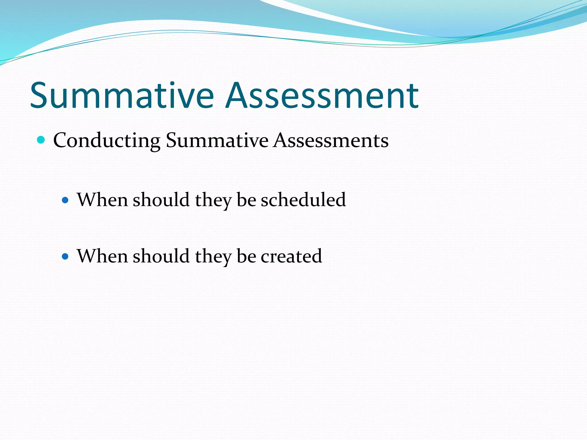 Assessment presentation | PPTX
