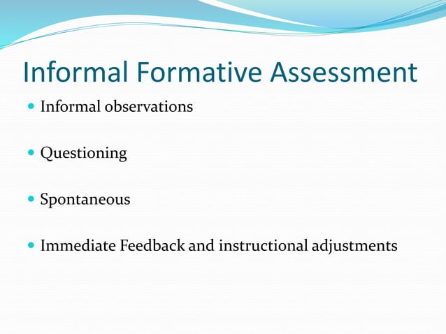Assessment presentation | PPTX