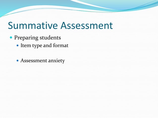 Assessment presentation | PPTX