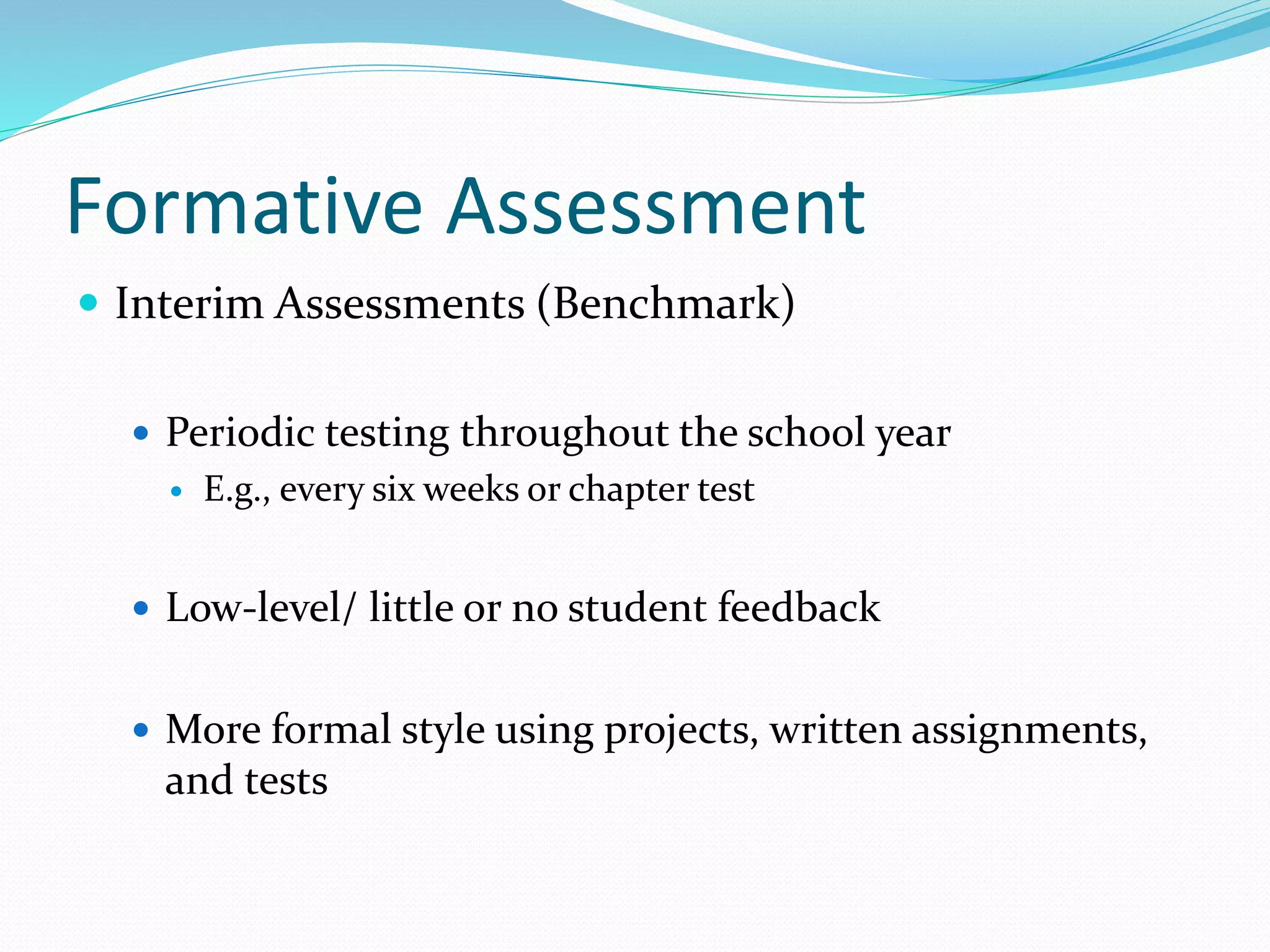 Assessment presentation | PPTX