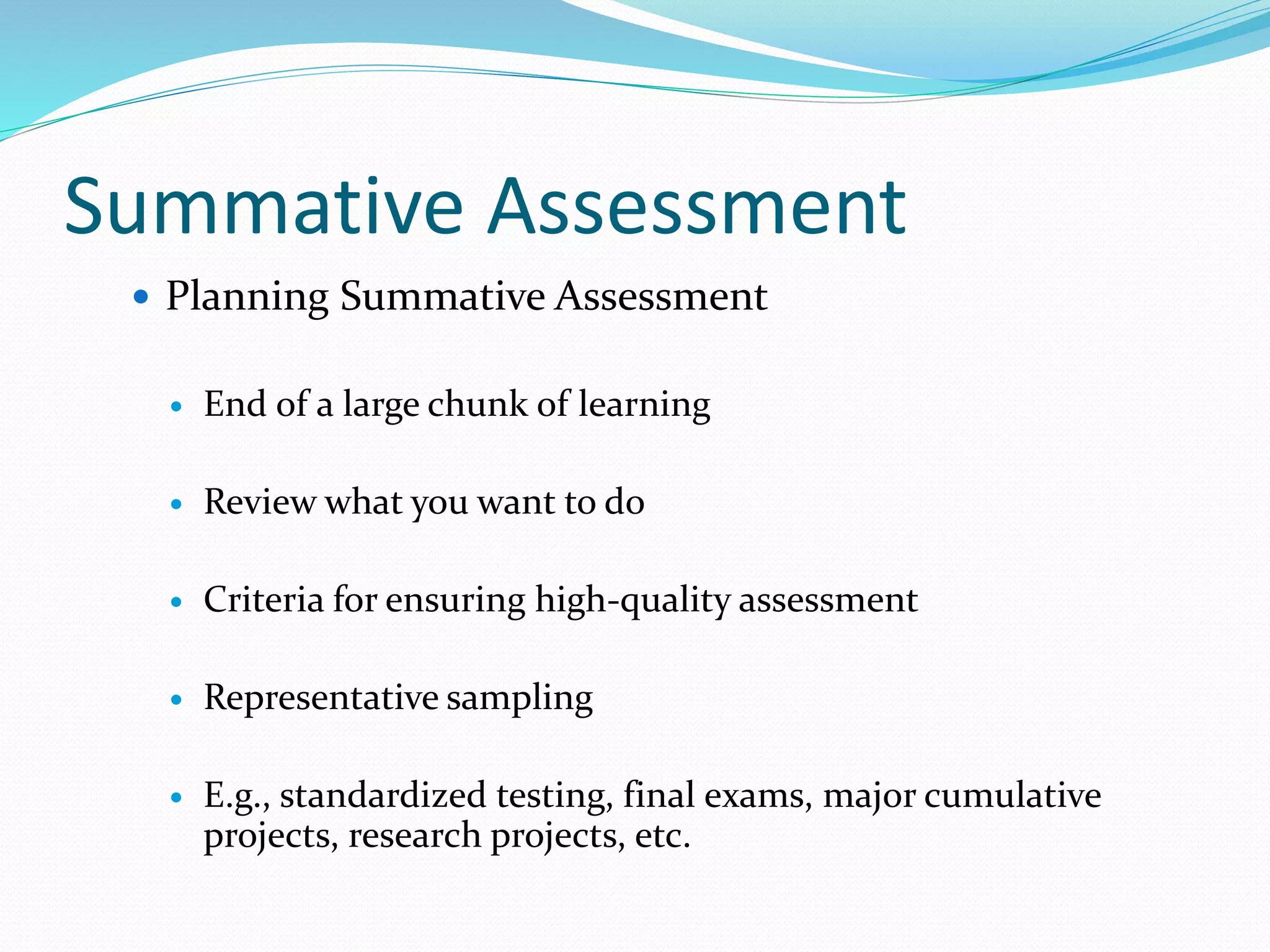 Assessment presentation | PPTX