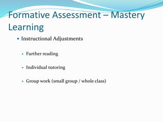Assessment presentation | PPT