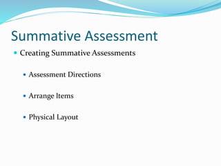 Assessment presentation | PPTX
