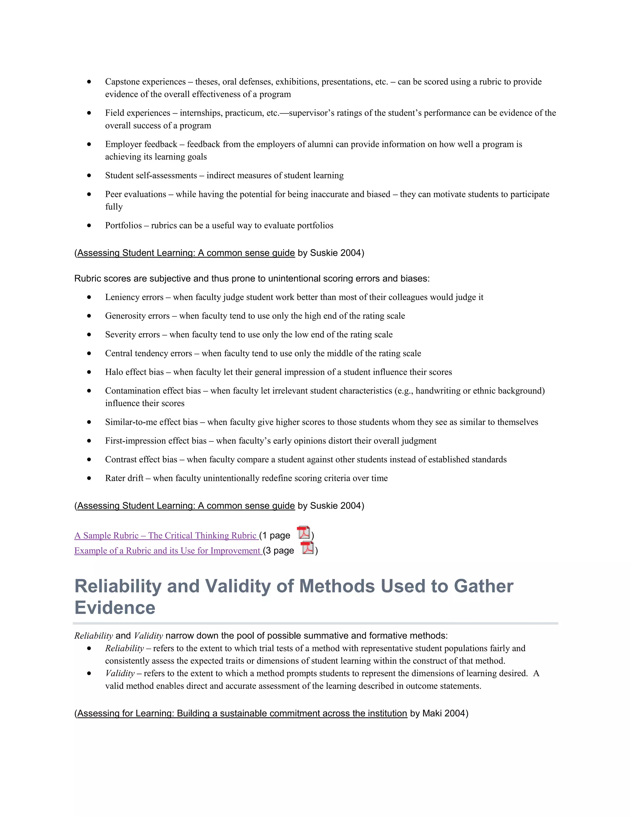 Assessment primer | DOCX