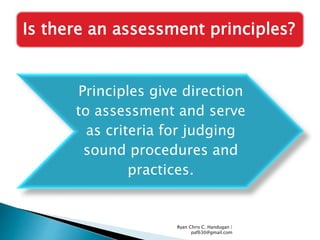 Assessment principles | PPT