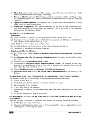 Assessment Procedure Indian Income Tax | PDF