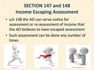 Income Tax Assessment Procedures - Section 143, 144 and more | PPTX