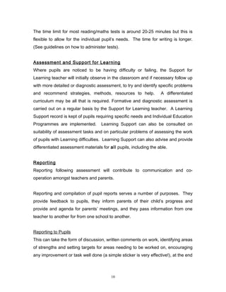 Assessment, recording, reporting policy | DOC