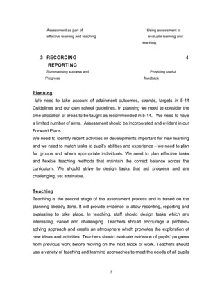 Assessment, recording, reporting policy | DOC