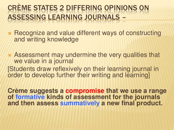 Assessment & reflection