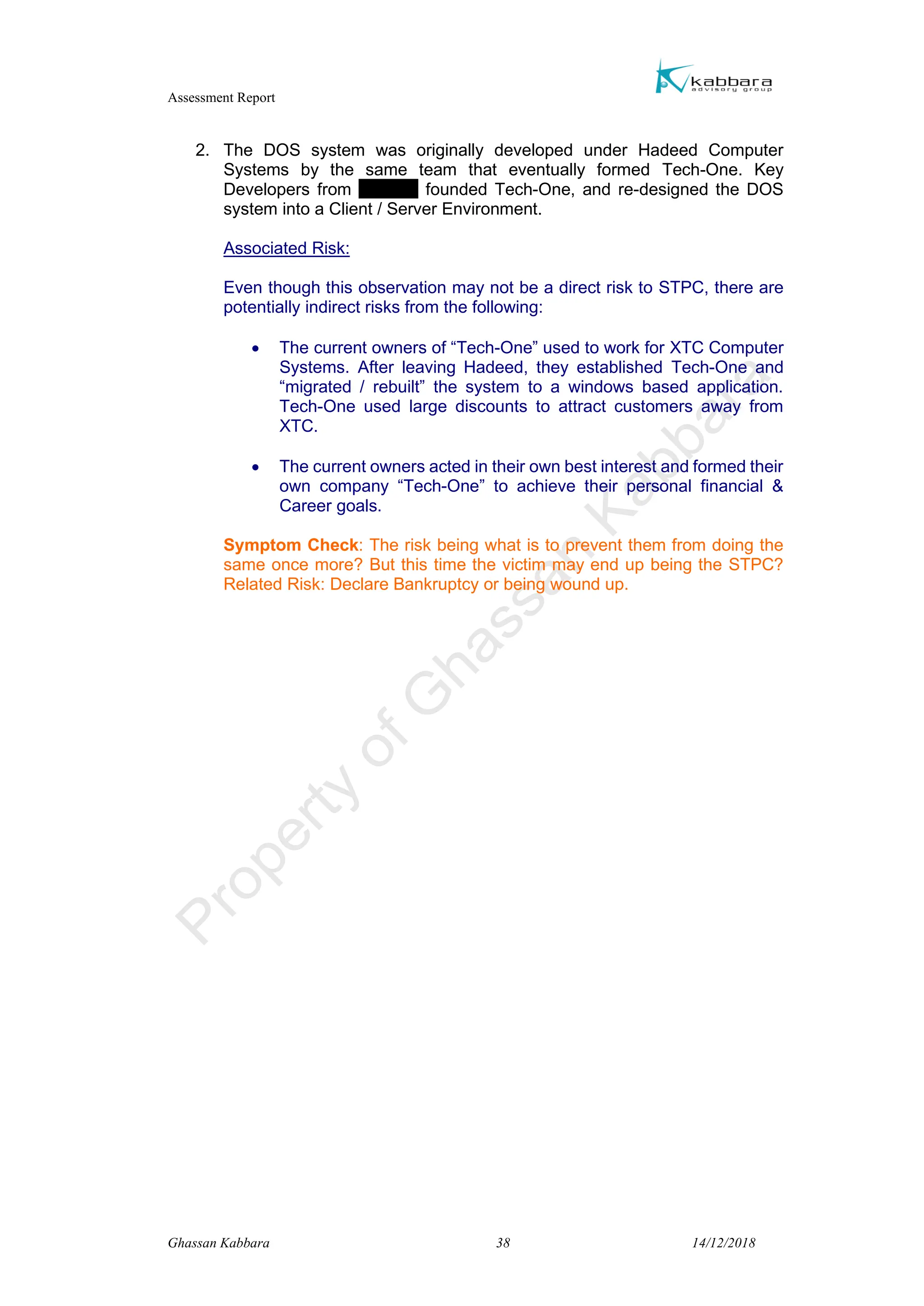 Assessment Report of an Outdated Legacy Application | PDF