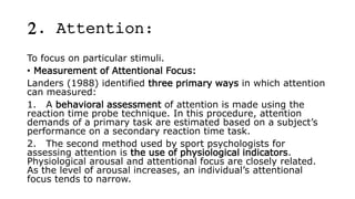 Assessment In Sports Psychology | PPTX