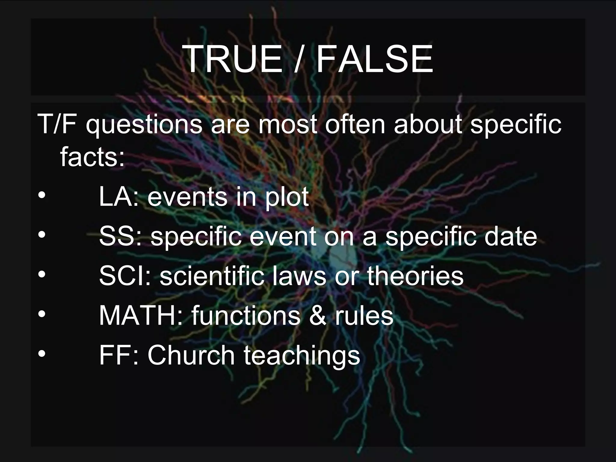 Assessments Worksheet | PPT