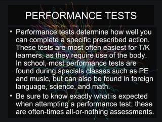 Assessments Worksheet | PPT