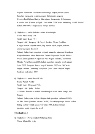 Assessment sastera | DOCX