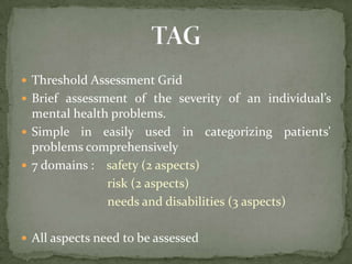 Assessments in occupational therapy mental health 1 | PPTX