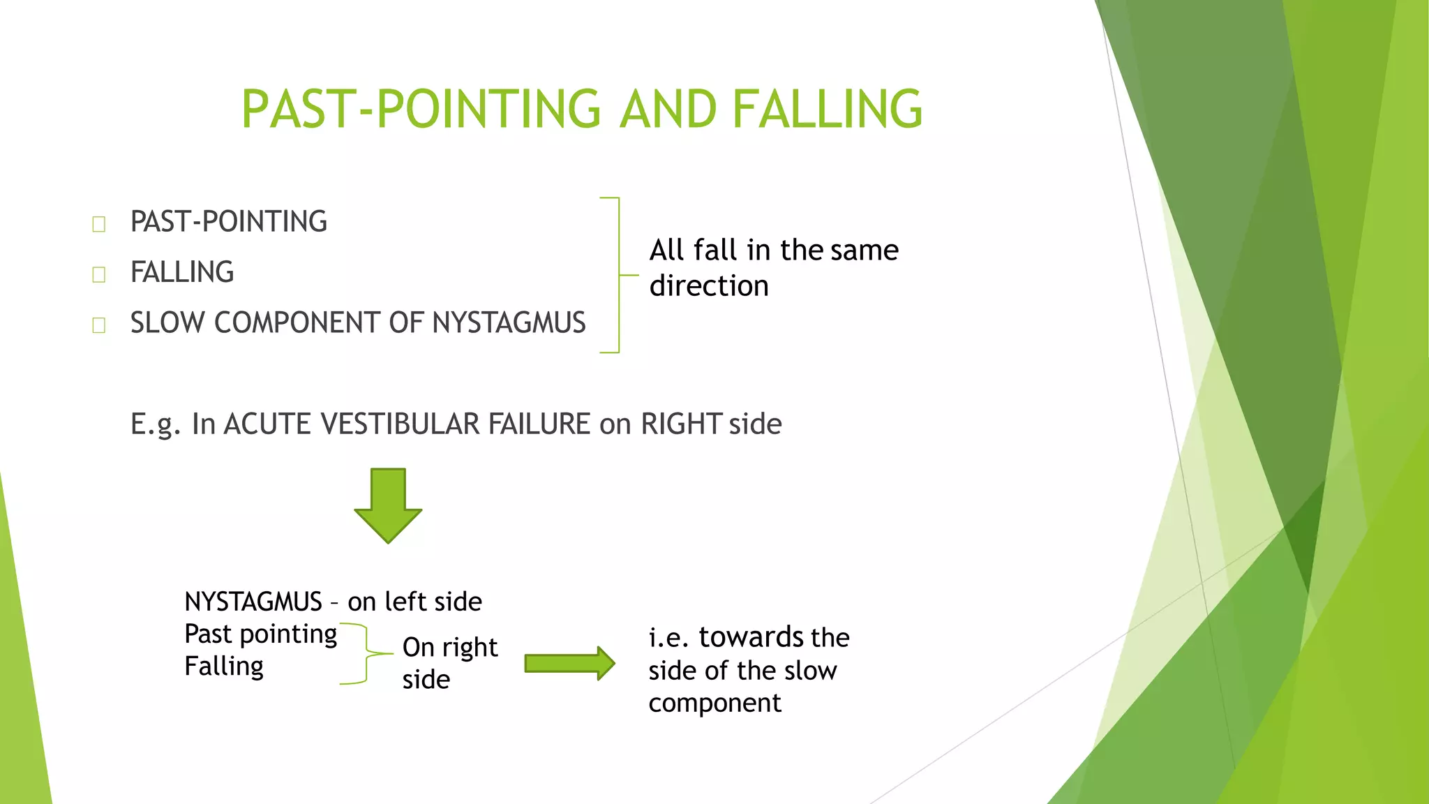 Assessment of vestibular system | PPTX
