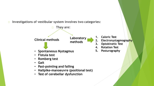 Assessment of vestibular system | PPTX