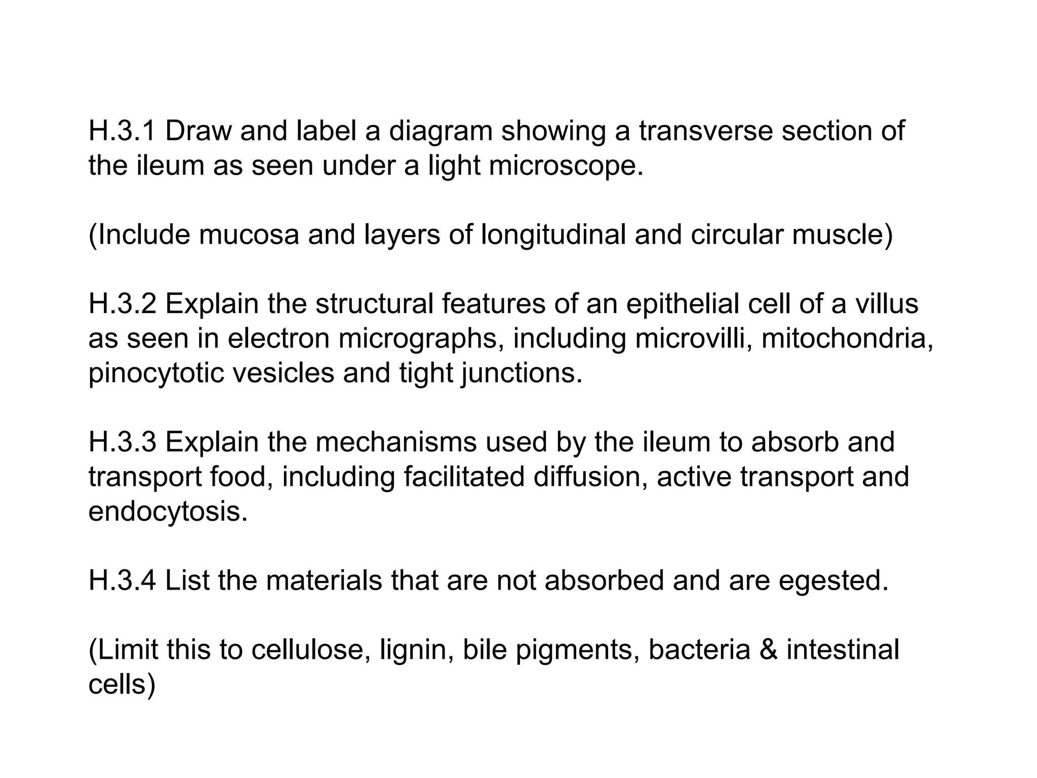 Assessment statements h3 | PPT