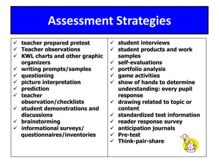 Assessment Strategies | PPTX | Educational Assessment | Education
