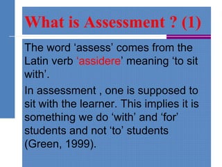 Assessment strategies | PPT